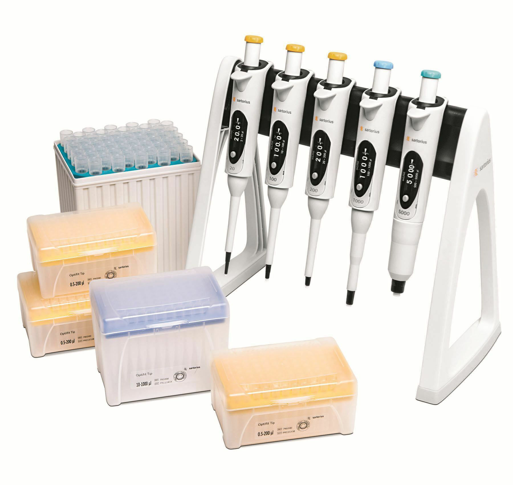 Kit 5 pipetas Proline Plus 2-20 a 5000µl Sartorius | OneLab