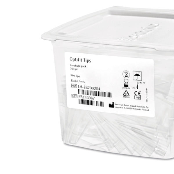 Punta Optifit 10-1000µl No estéril x 480u. | OneLab