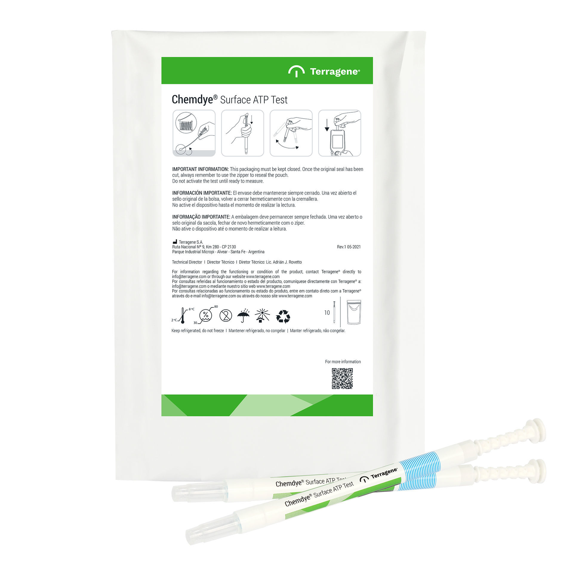 Sistema de control ATP residual en superficies x 100u. | OneLab