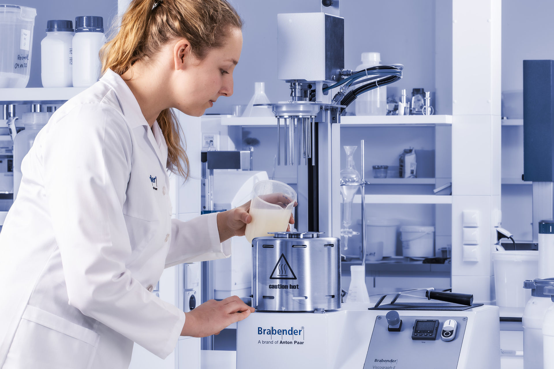 Viscosímetro estándar para almidón: Brabender Viscograph-E | OneLab